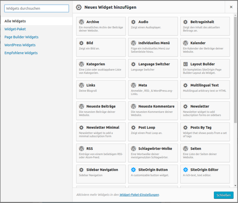 WordPress: individuelle Layouts mit dem SiteOrigin Page Builder - SaaS ...